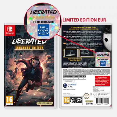 Liberated: Enhanced Edition SWITCH [EUR] - PixelHeart