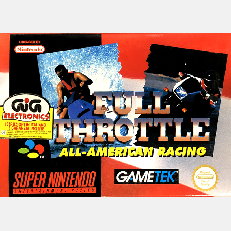 Full Throttle: All-American Racing SNES [PAL] – PixelHeart