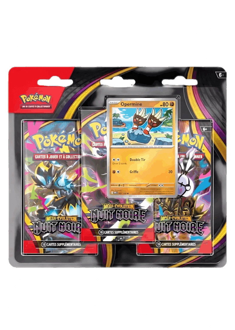 Pokemon Tri-Pack : Pitch Black French Version - PixelHeart